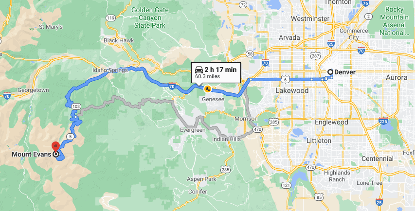 Scenic Byway: Mount Evans - GoColorado